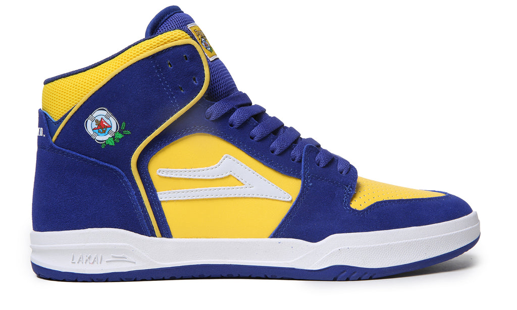 Lakai Skateboard Shoes Telford X Pacifico Blue/Yellow Suede – TGM ...