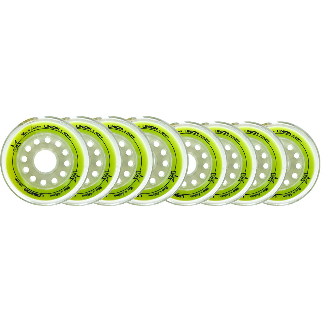Labeda Roller Hockey Wheels - Union 76/80 HiLo 76A Yellow (8-Pack ...