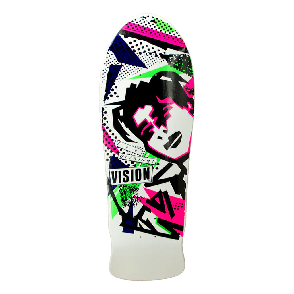 Vision Skateboard Deck Gonz Modern Concave White 10" x 30.25" Old Scho ...