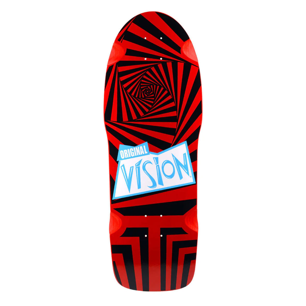 Vision Skateboard Deck Original Red/Black 10" x 30" Old School – TGM ...