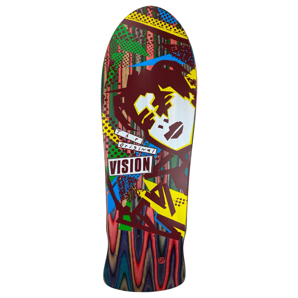 Vision Skateboard Deck Swirl OG Gonz Limited Swirl 10" x 30" Old Schoo ...