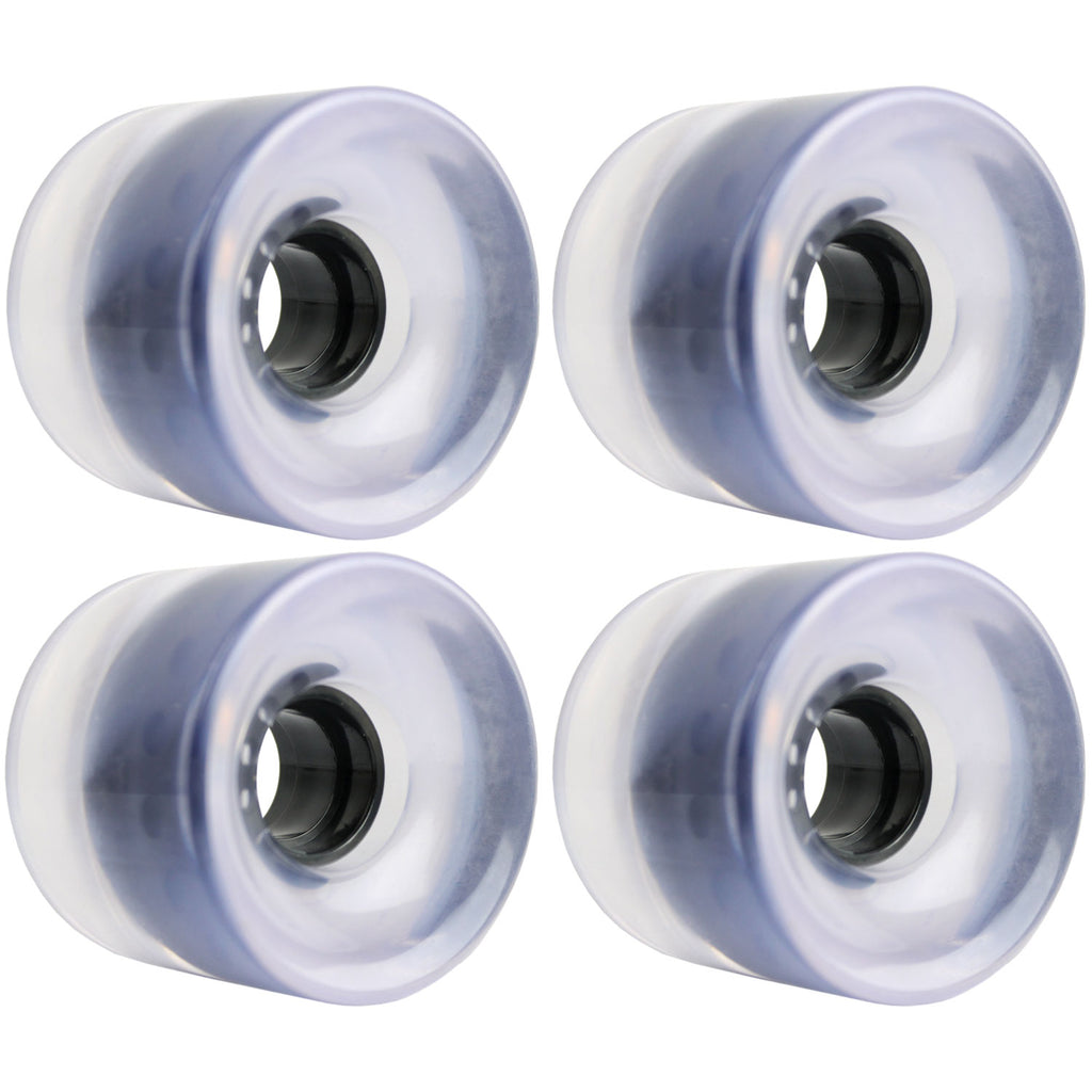 62mm x 51.5mm 83A Clear Wheels (Set of 4) – TGM Skateboards