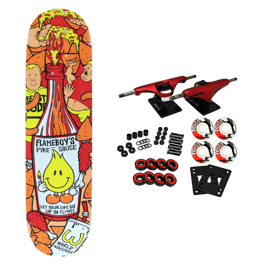 World Industries Complete Flameboy Fire Sauce 8.25" – TGM Skateboards