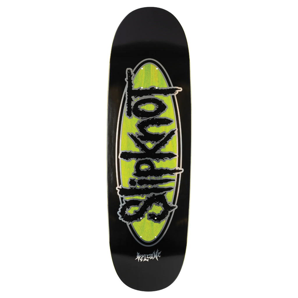 Welcome X Slipknot Skateboard Deck Oval Logo on Boline 2.0 Black/Green ...