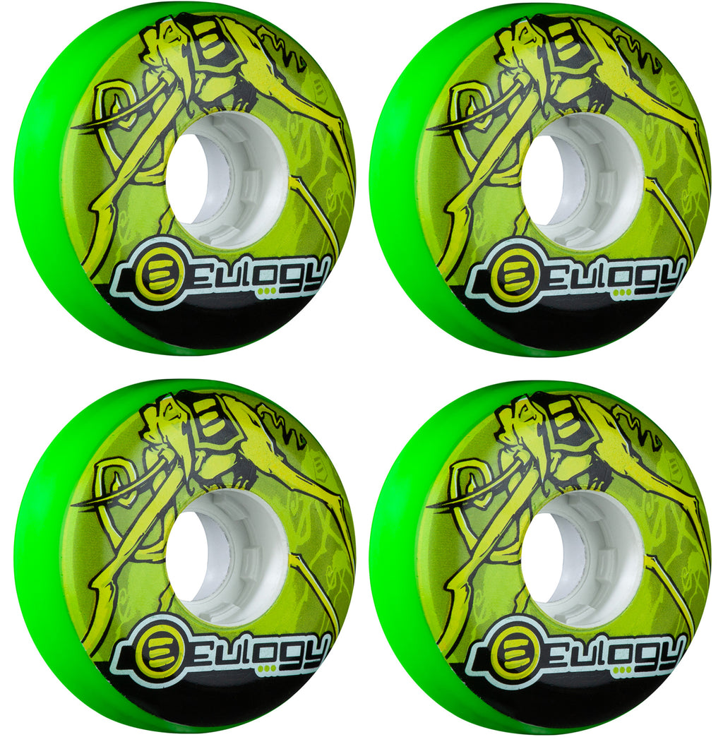 Eulogy Aggressive Wheels 58mm Pro Eric Schrijn Retro 89A 4-Pack – TGM ...