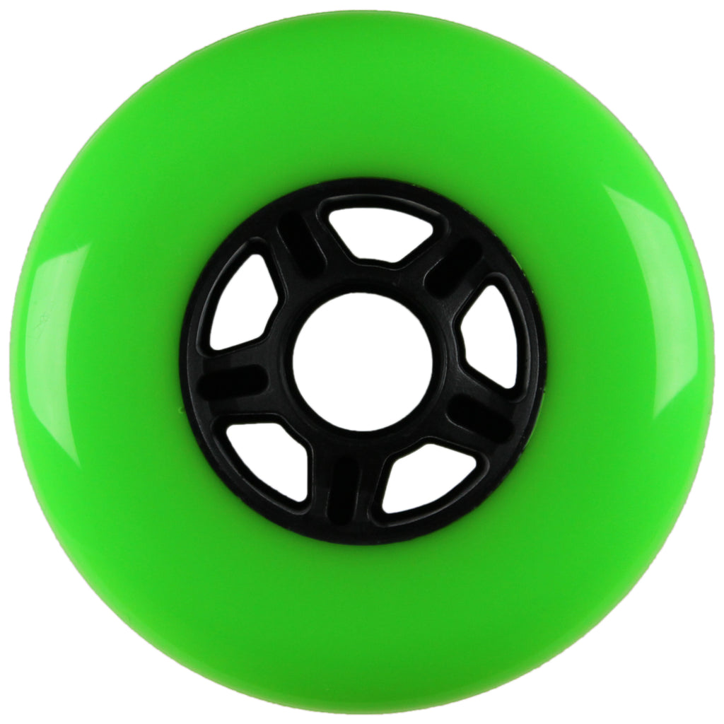 Plastic Hub Scooter Wheel Neon Green/Black 5 Spoke Hub 100mm – TGM ...
