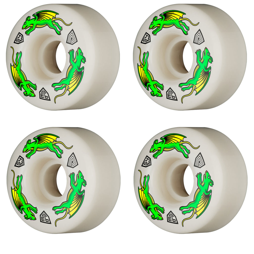 Powell Peralta Skateboard Wheels Dragon Formula Nano Rat V4 93A 54mm x ...