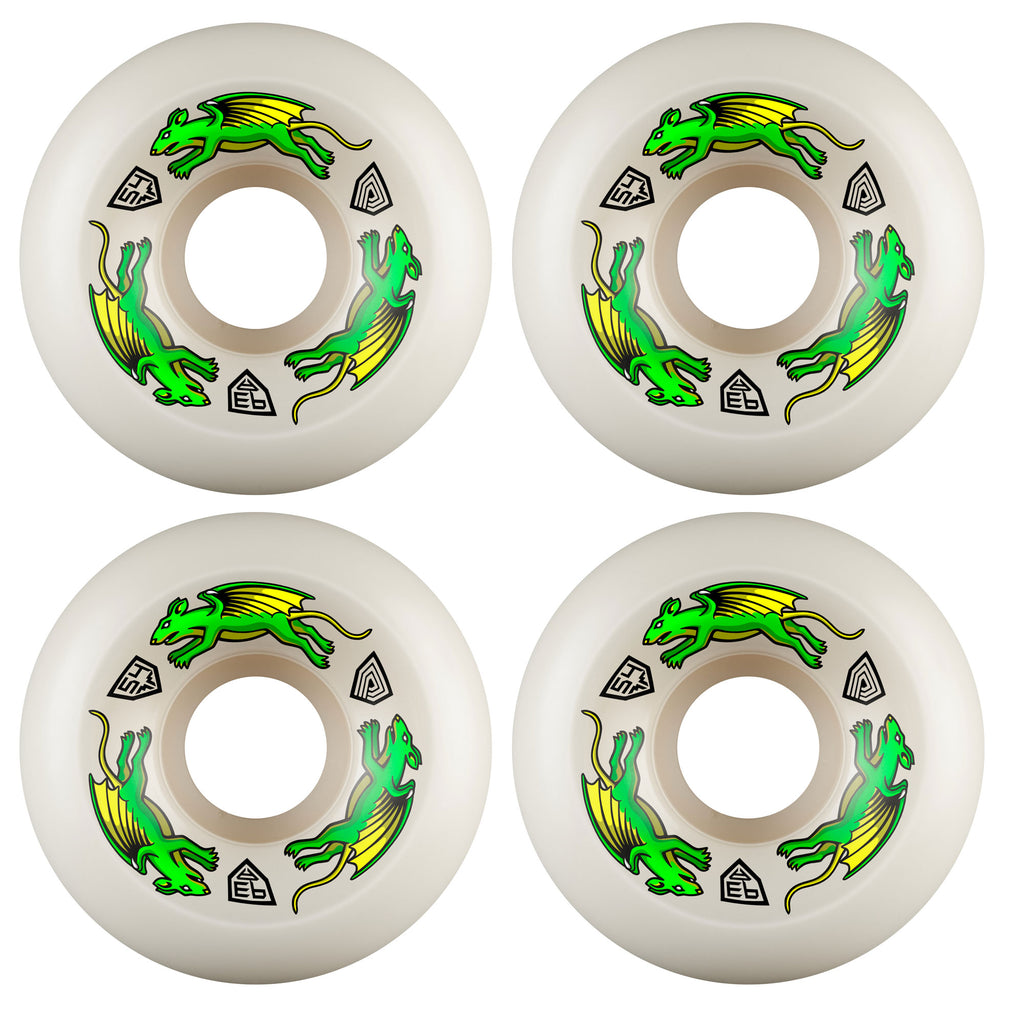 Powell Peralta Skateboard Wheels Dragon Formula Nano Rat V6 93A 54mm x ...