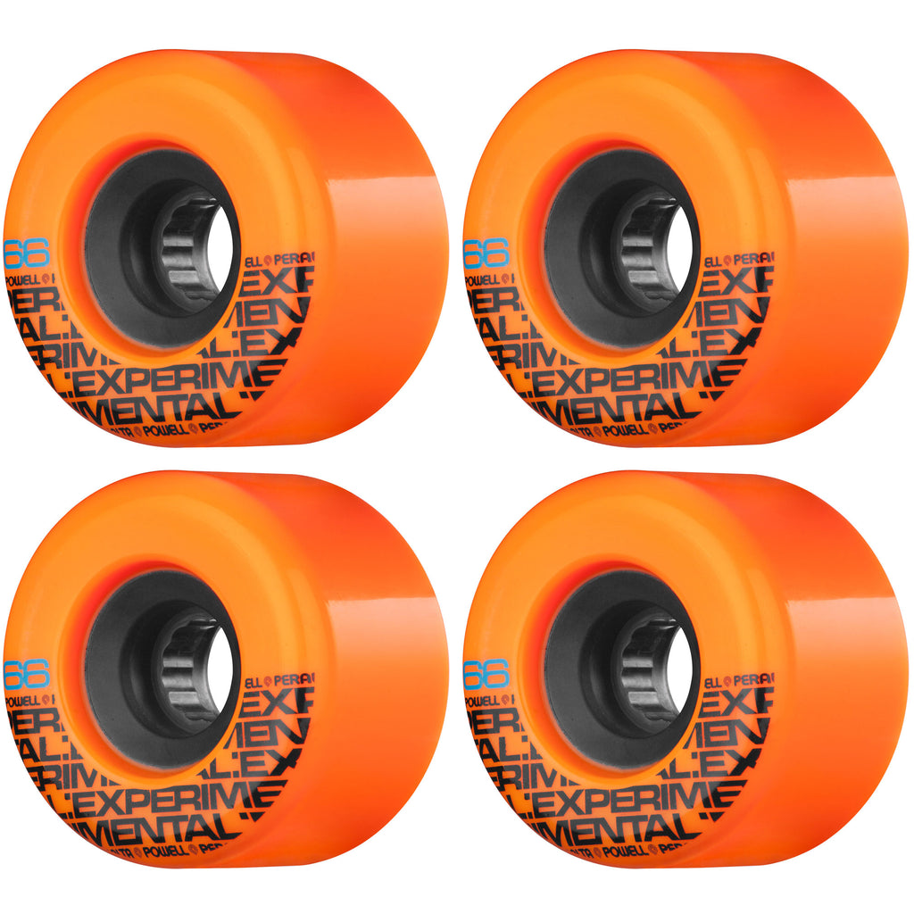 Powell Peralta Wheels 69mm 78A Beta Paster Orange Skateboard Longboard ...