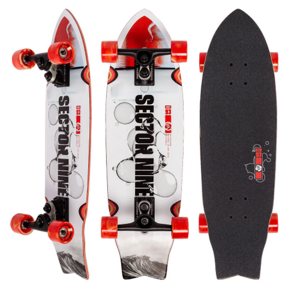Sector 9 Longboards Wavepark Cycles Cruiser Skateboard 8.75" x 30.25 ...