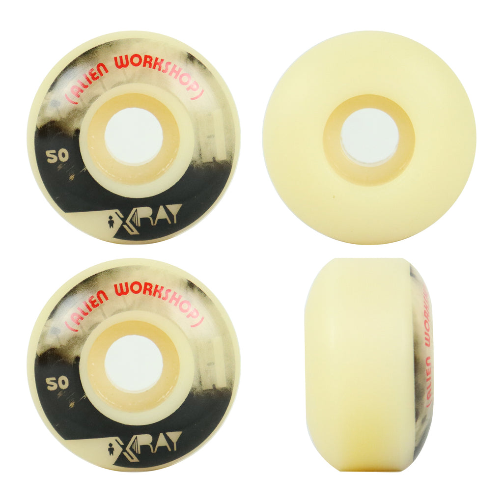 Alien Workshop Skateboard Wheels 50mm 99A X-Ray – TGM Skateboards