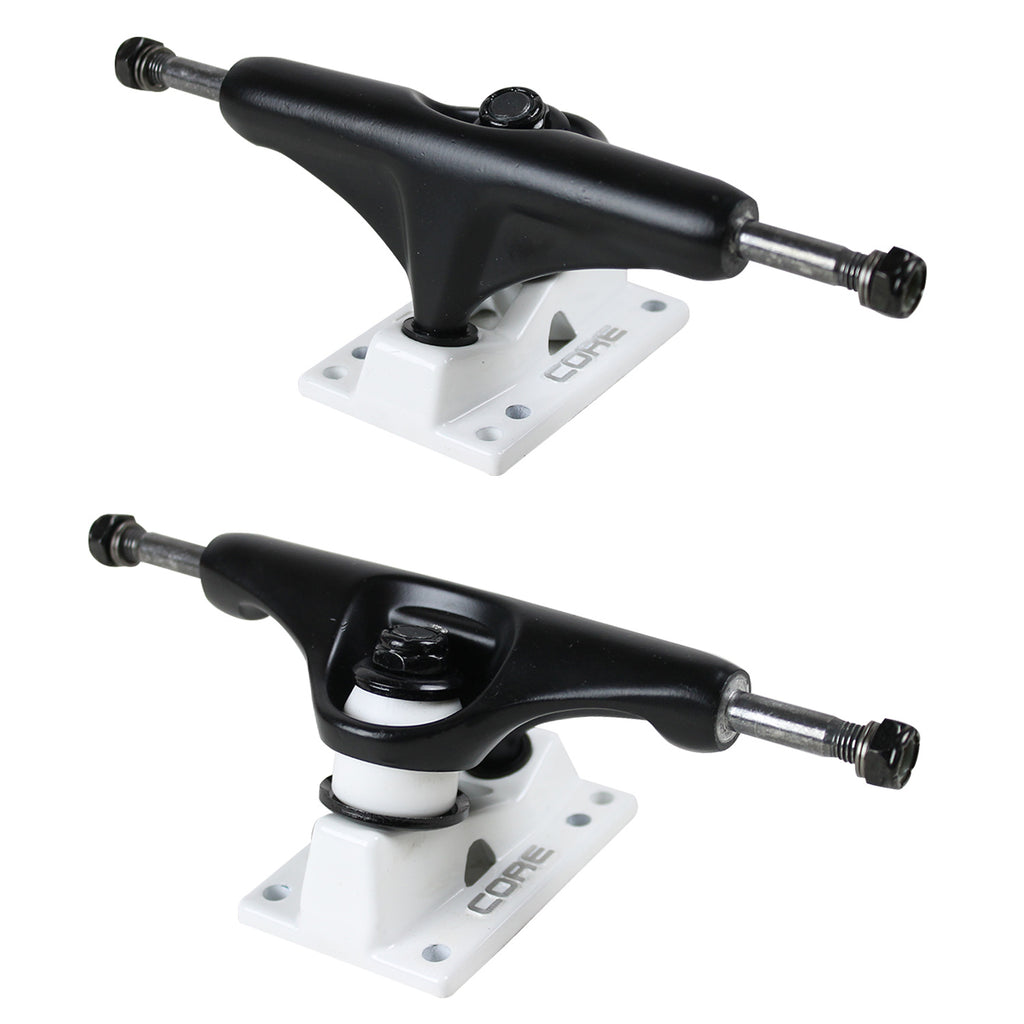 Core Trucks 4.75 (7.375") Black / White Base – TGM Skateboards
