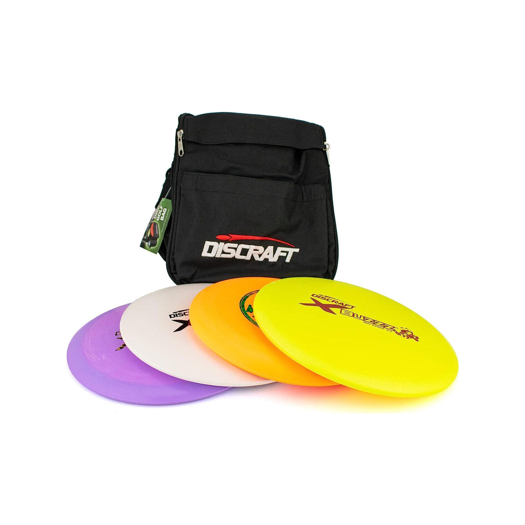 Discraft Deluxe Disc Golf Set (4 Disc and Bag) - Everything you need t ...