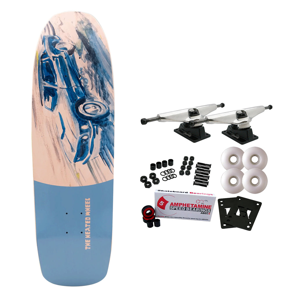 The Heated Wheel Skateboard Complete Fast Lane 9.5" x 32" – TGM Skateboards