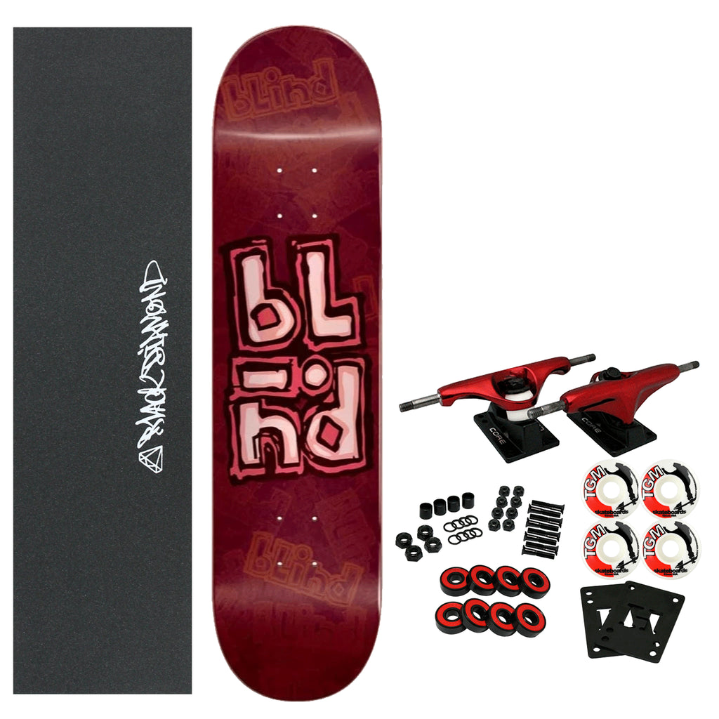 Blind Complete OG Stacked Stamp Red 8.0" x 31.6" – TGM Skateboards