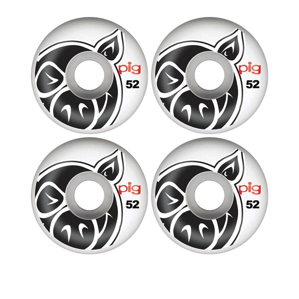 Pig Wheels 51mm Proline Natural 101A White – TGM Skateboards