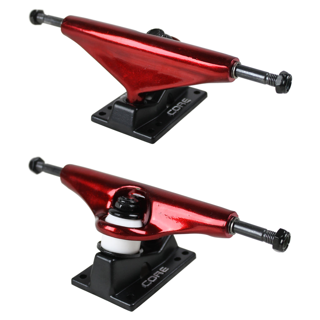 Core Trucks 5.5 (8.25") Anodized Red / Black Base – TGM Skateboards