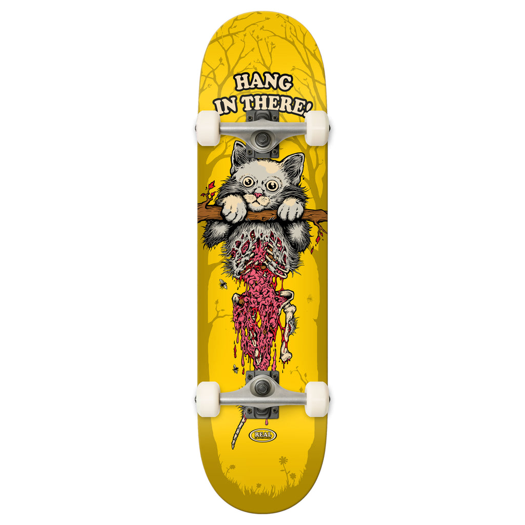 Real Complete Skateboard Hangin Kitty 8.25" x 32" Assembled – TGM ...