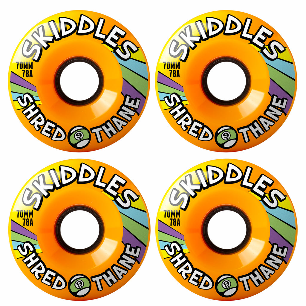 Sector 9 Wheels SKIDDLES 78A ORANGE 70MM – TGM Skateboards