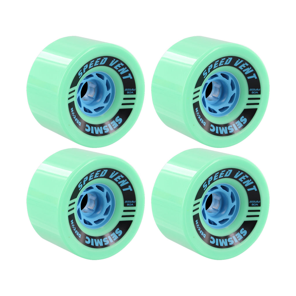 Seismic Wheels Speed Vent Mint 85mm x 52mm 80A – TGM Skateboards