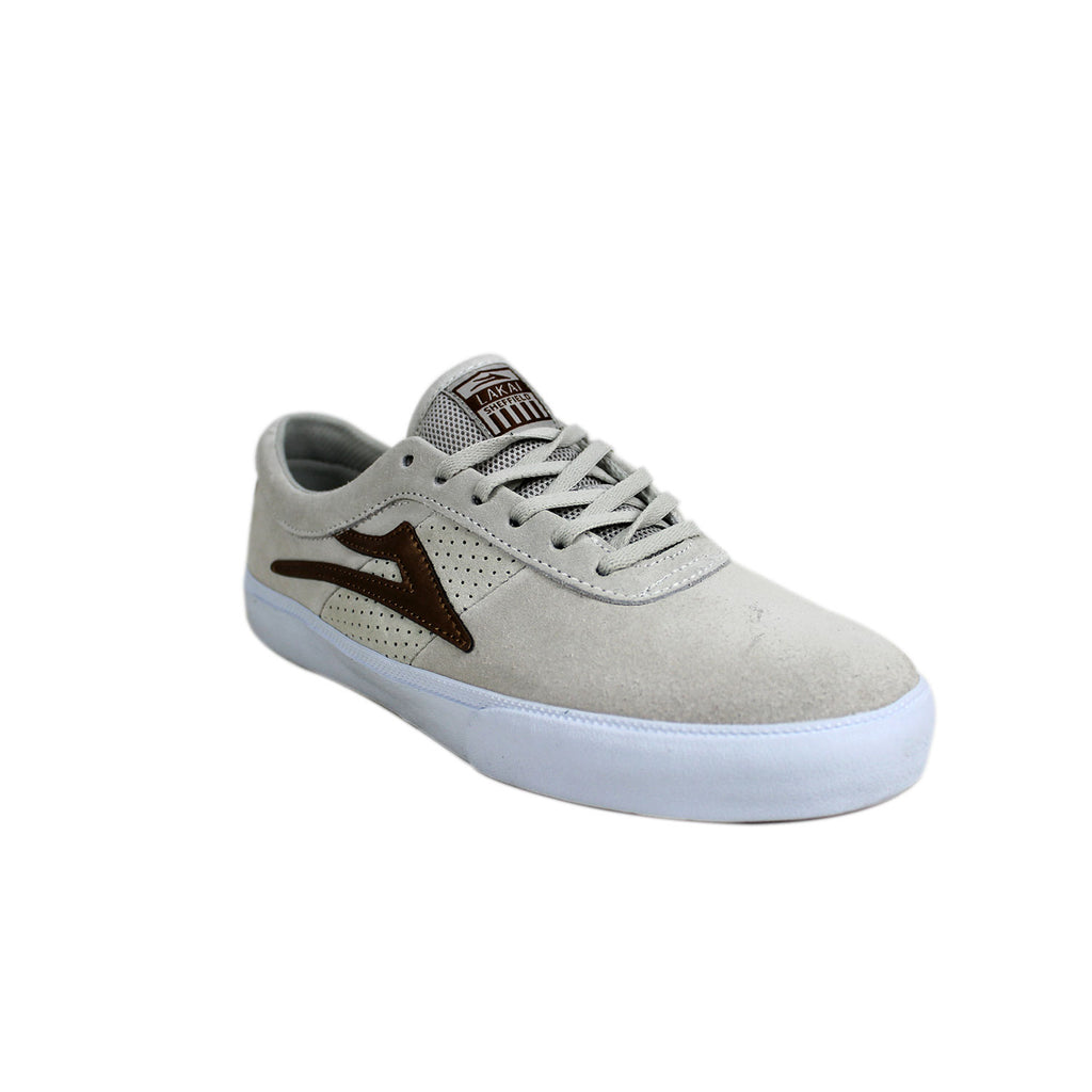 Lakai Shoes Sheffield White/Bronze Suede – TGM Skateboards