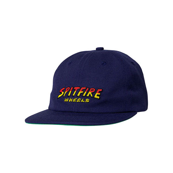 Spitfire Wheels Hat Hellhound Script Strapback Navy – TGM Skateboards