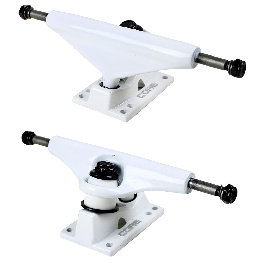 Core Trucks 5.25 (8.0") Dipped White / White Base – TGM Skateboards